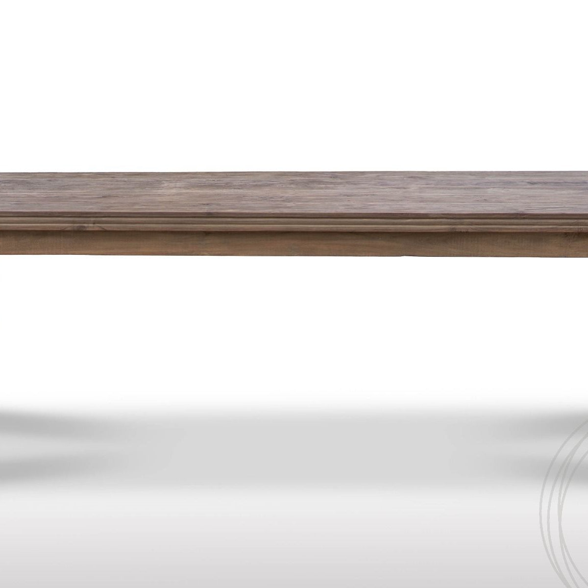 Round leg dining table teak 220x90cm – Souren Meubels