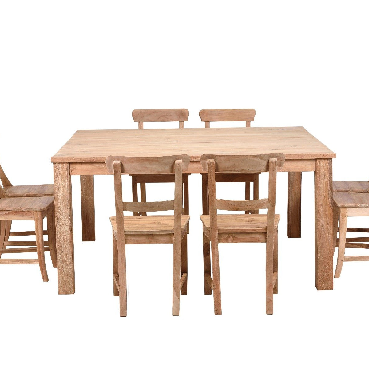 Teak table square 160x160 – Souren Meubels