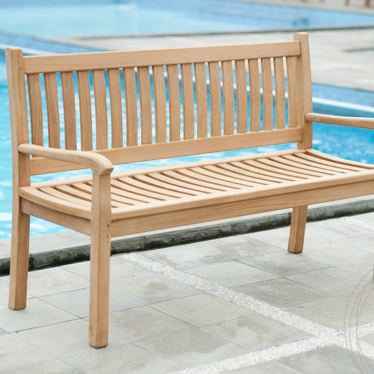 Teak garden bench 150 cm Beaufort – Souren Meubels